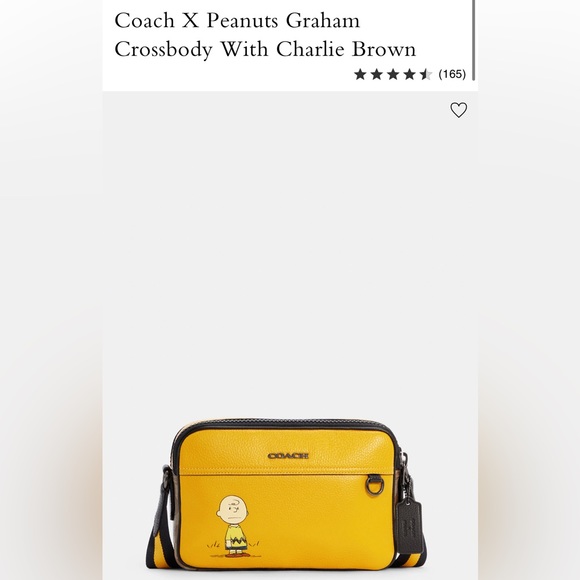 Coach | Bags | Peanuts X Coach Charlie Brown Crossbody Camera Bag ...